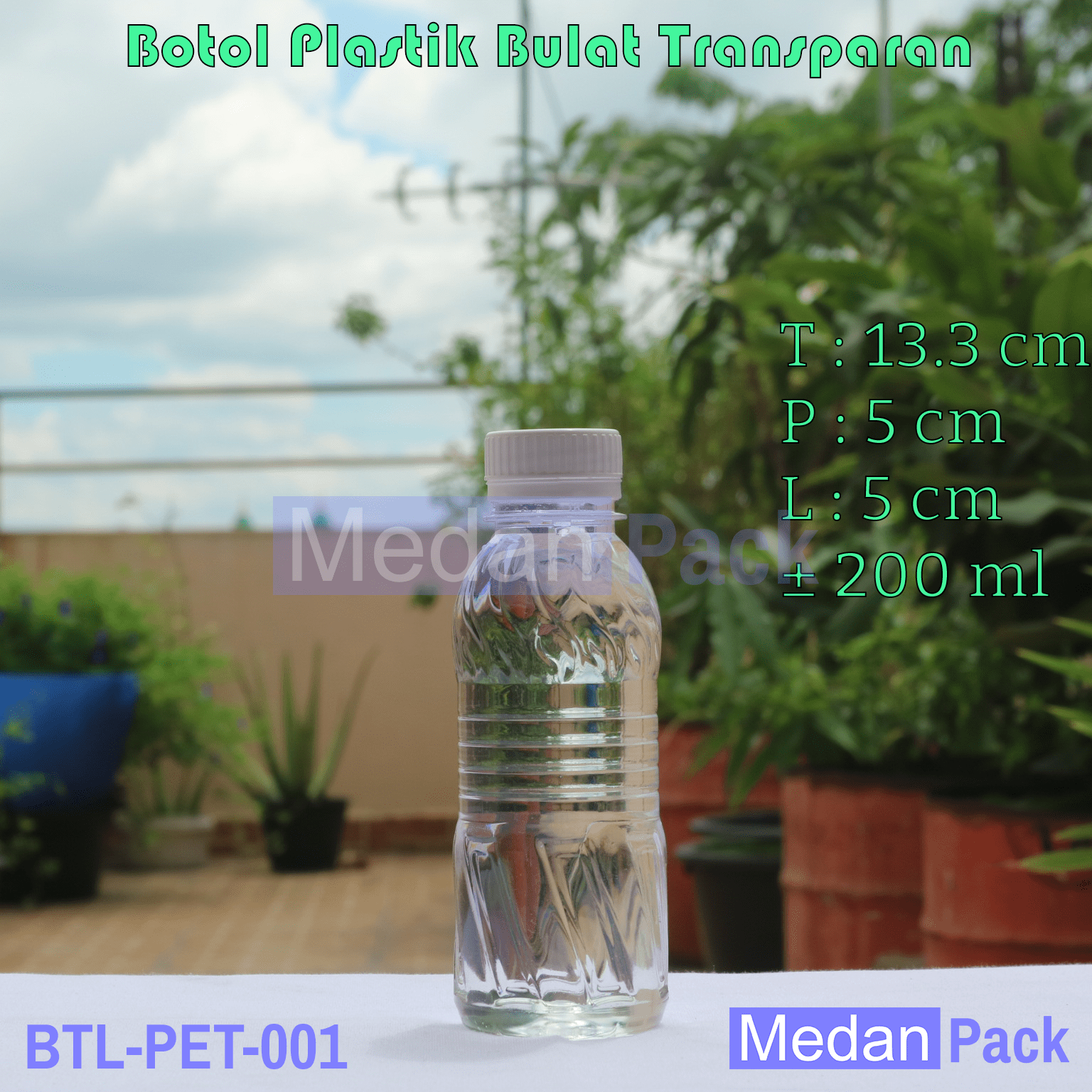 Botol Plastik Tetris AY 200 ml | Medan Pack