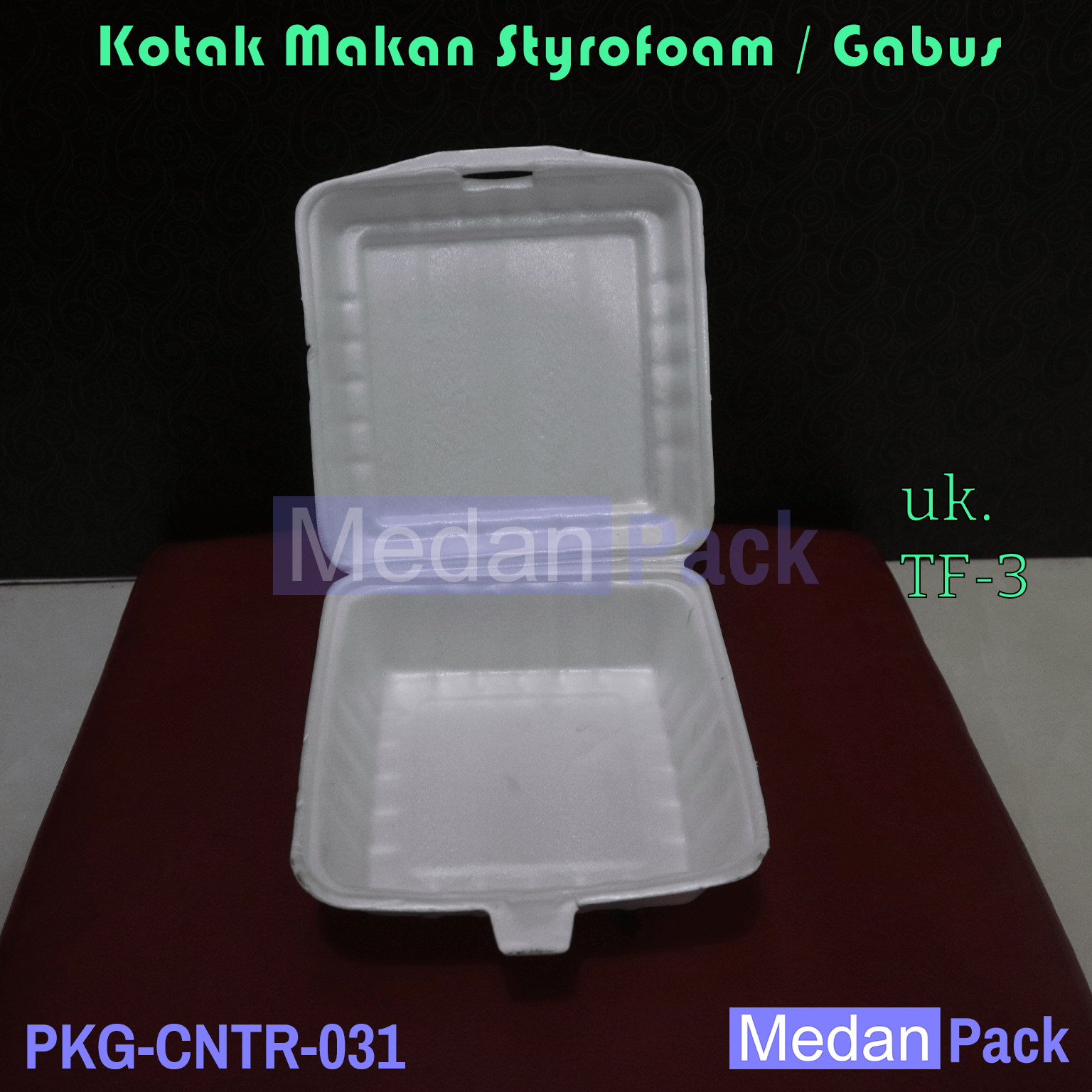 Kotak Makan Styrofoam Gabus Besar – Medan Pack