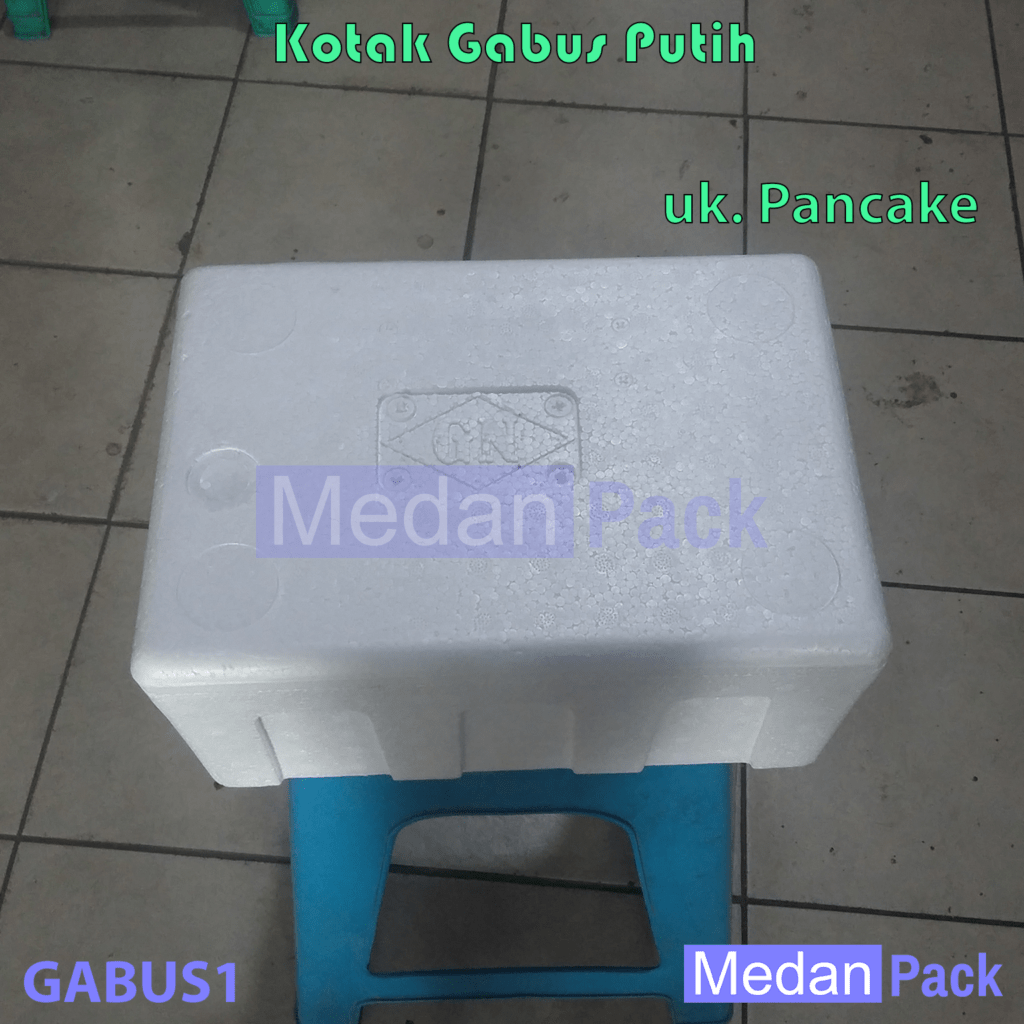 Kotak Gabus Putih Uk Pancake | Medan Pack