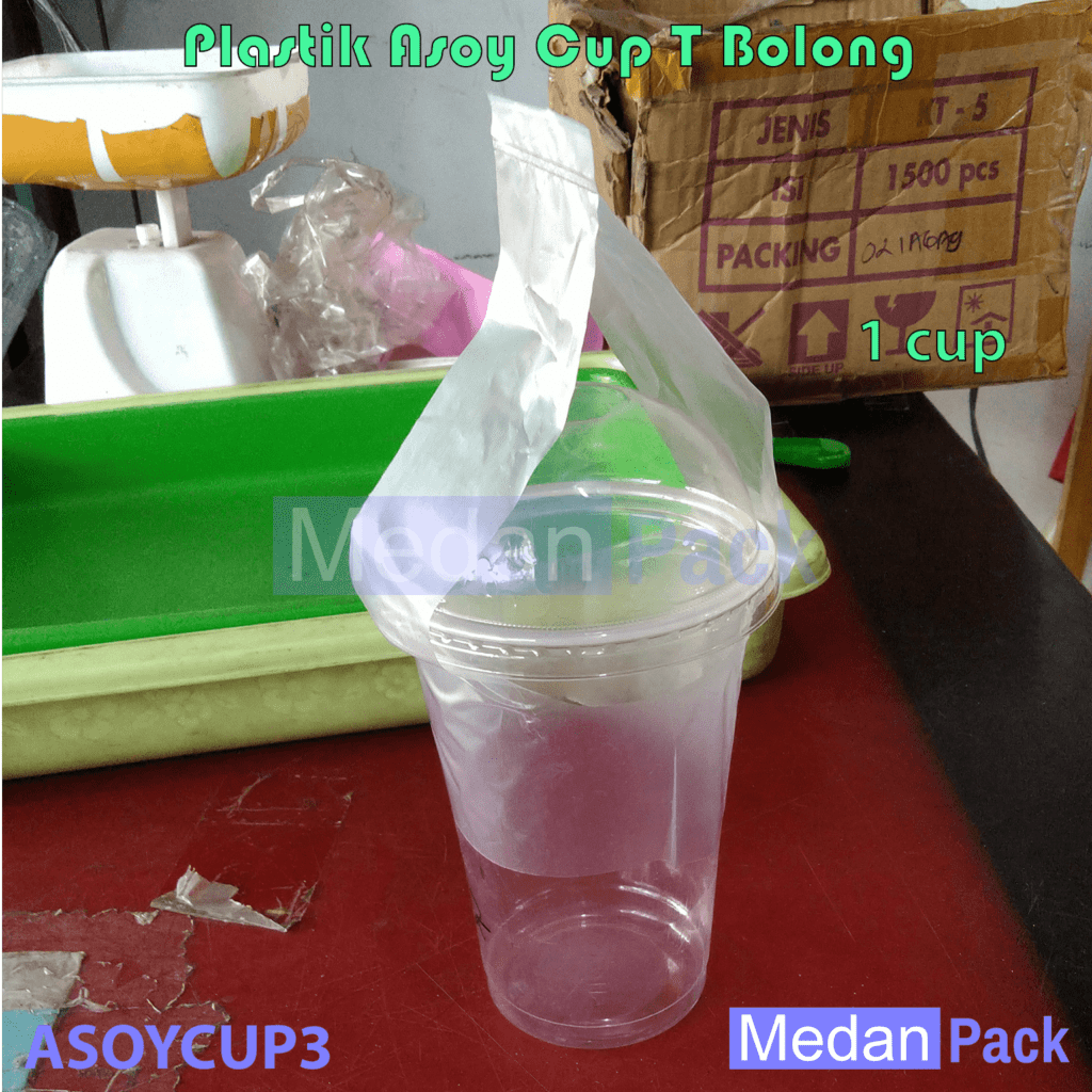 Plastik Asoy Cup T Bolong – Medan Pack