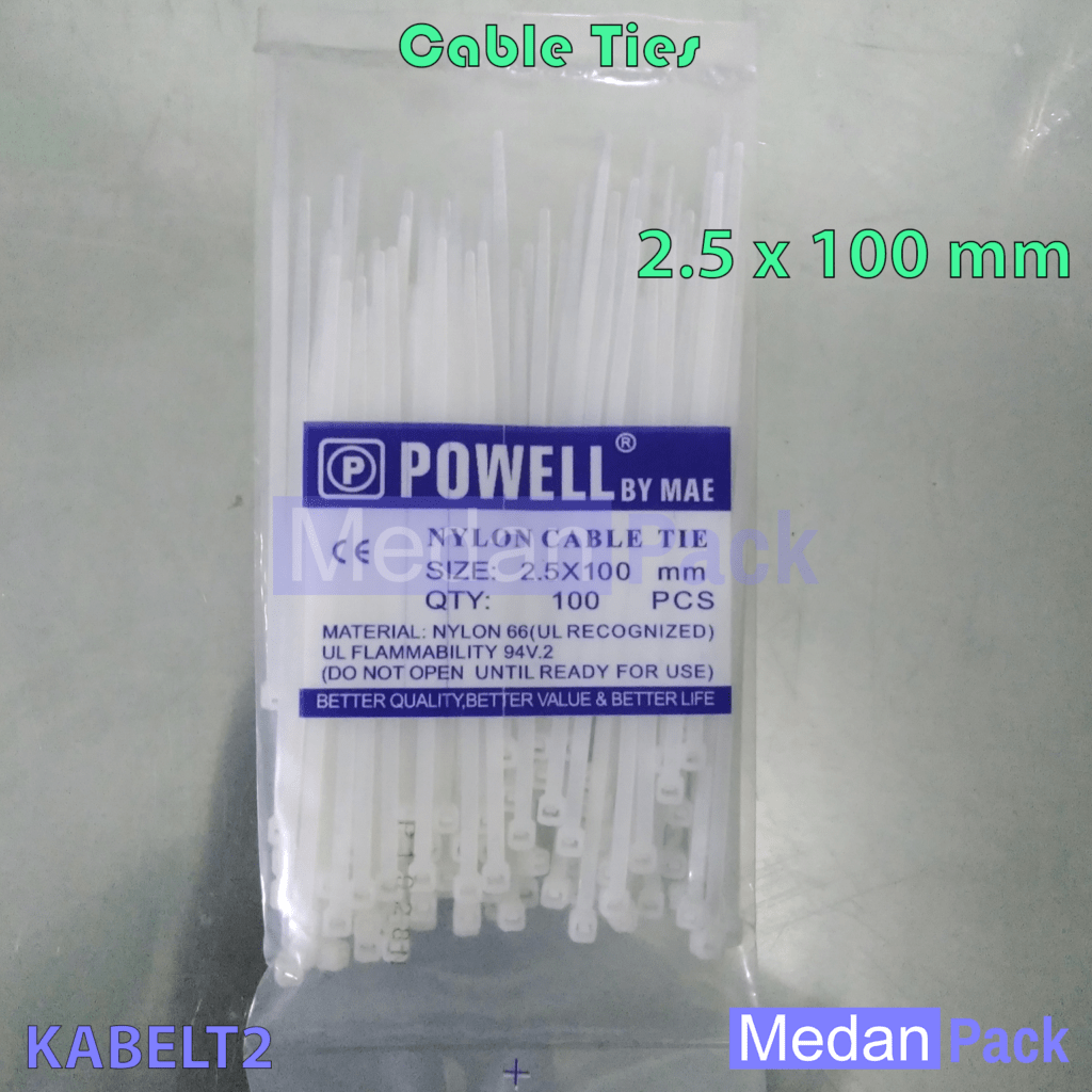 Kabel Ties Cable Tie T 2.5 x 100 mm | Medan Pack